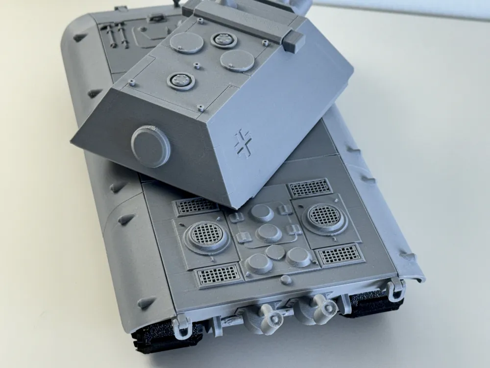 E100超级重型坦克 1:35 德国 二战 来自 Bavaria_3D Tanks MakerWorld：免费下载 3D 模型