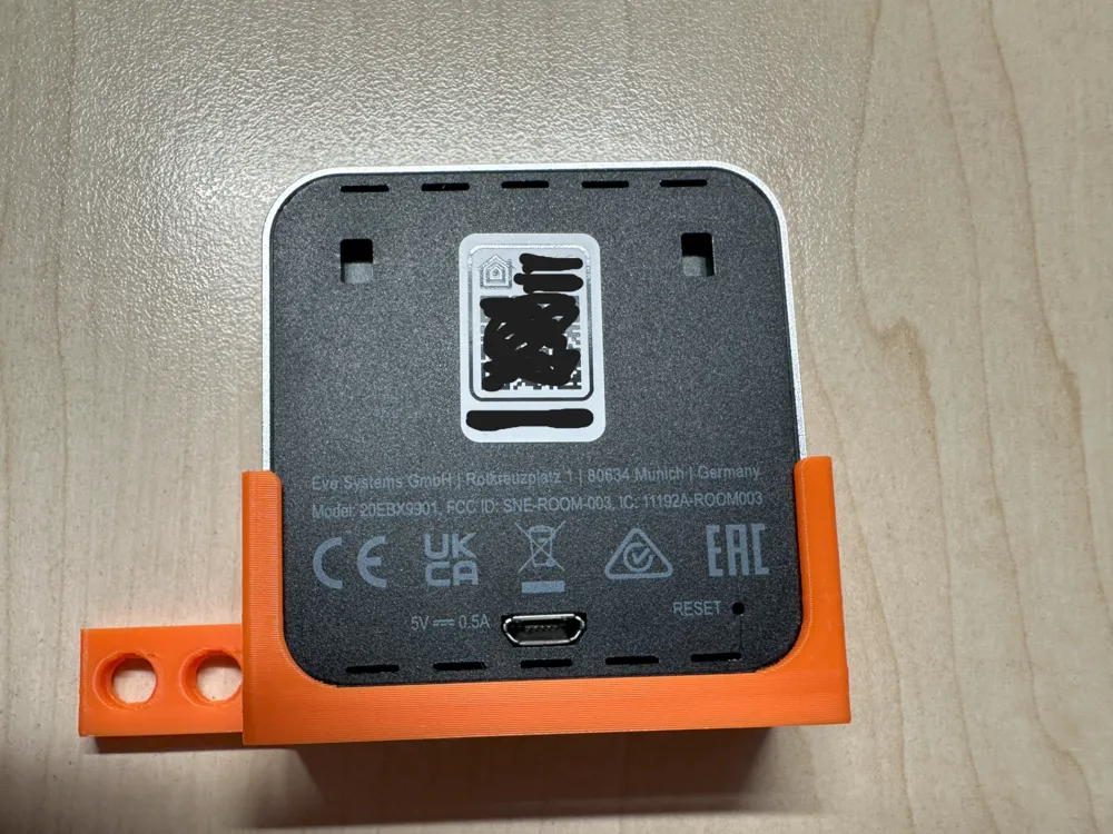 EVE Room VOC & humidity & temperature sensor mounted inside for Bambu ...