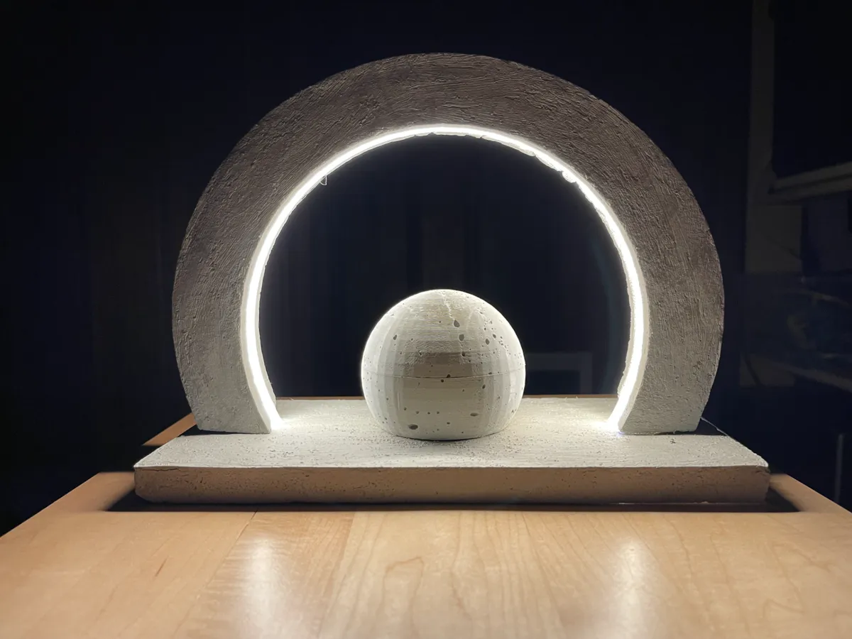 Molde de cemento para lámpara Eclipse en TPU - Modelo de impresión 3D gratuito - MakerWorld