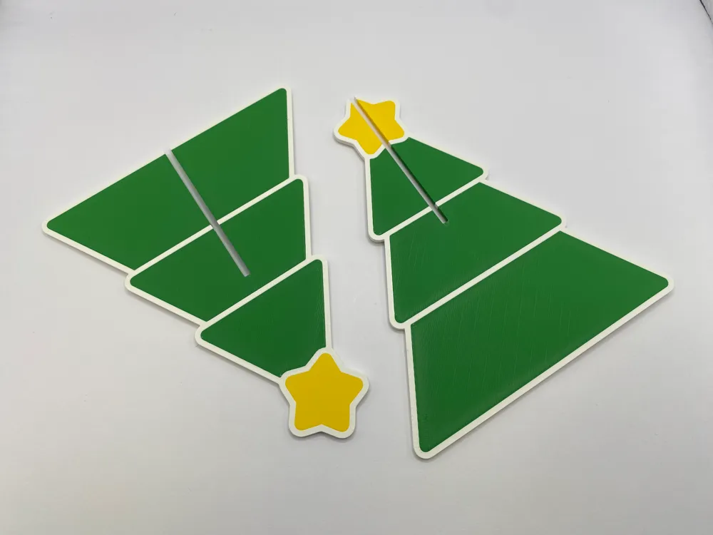 Christmas tree - slot-together by decdesign - MakerWorld