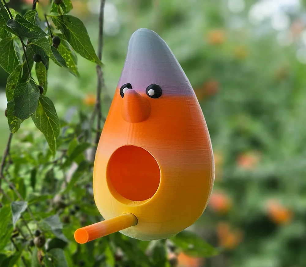 Cute Gourd Birdhouse by DoodledDigital MakerWorld: Download Free 3D Models