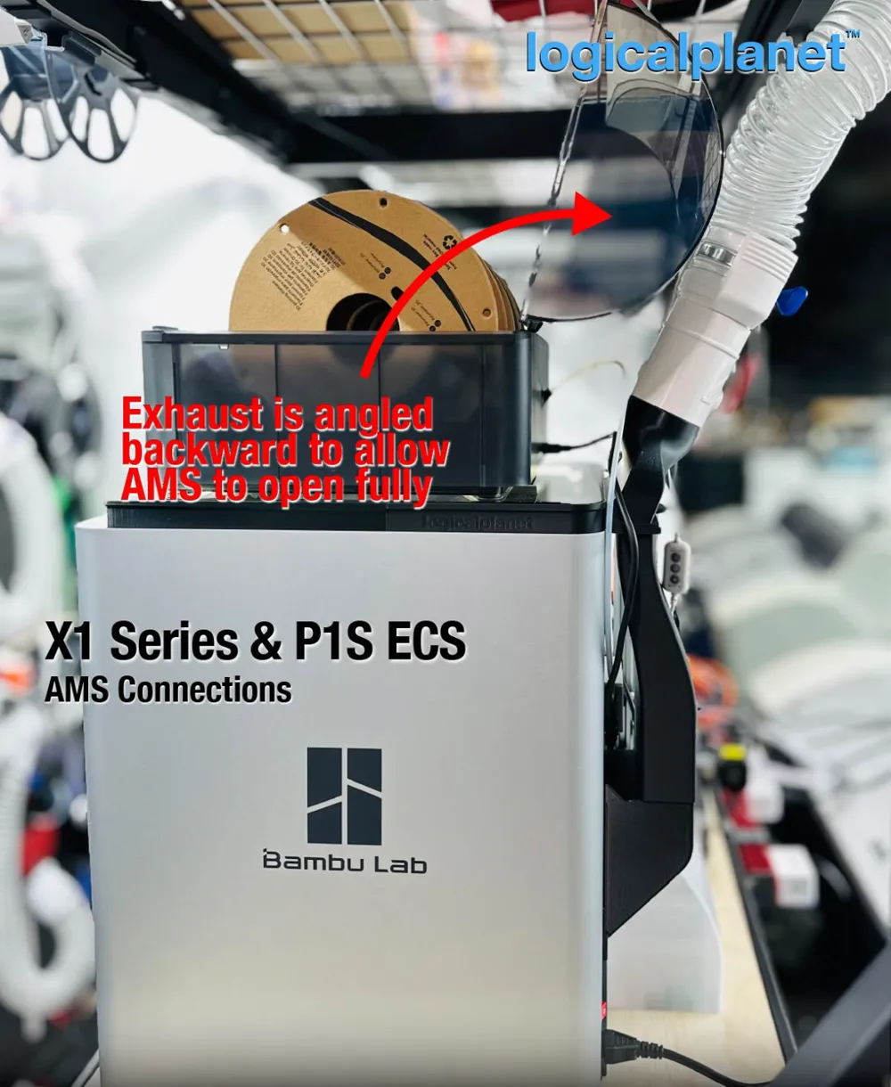 BambuLab X1 Series & P1S Exhaust Capture System v3 - Free 3D Print ...