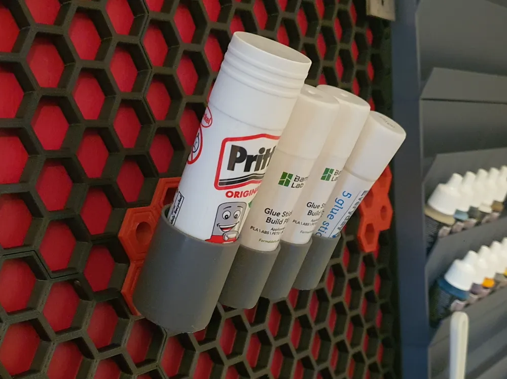 Gluestick or similar tube Shelves and Holders for HSW Honeycomb Wall by ...