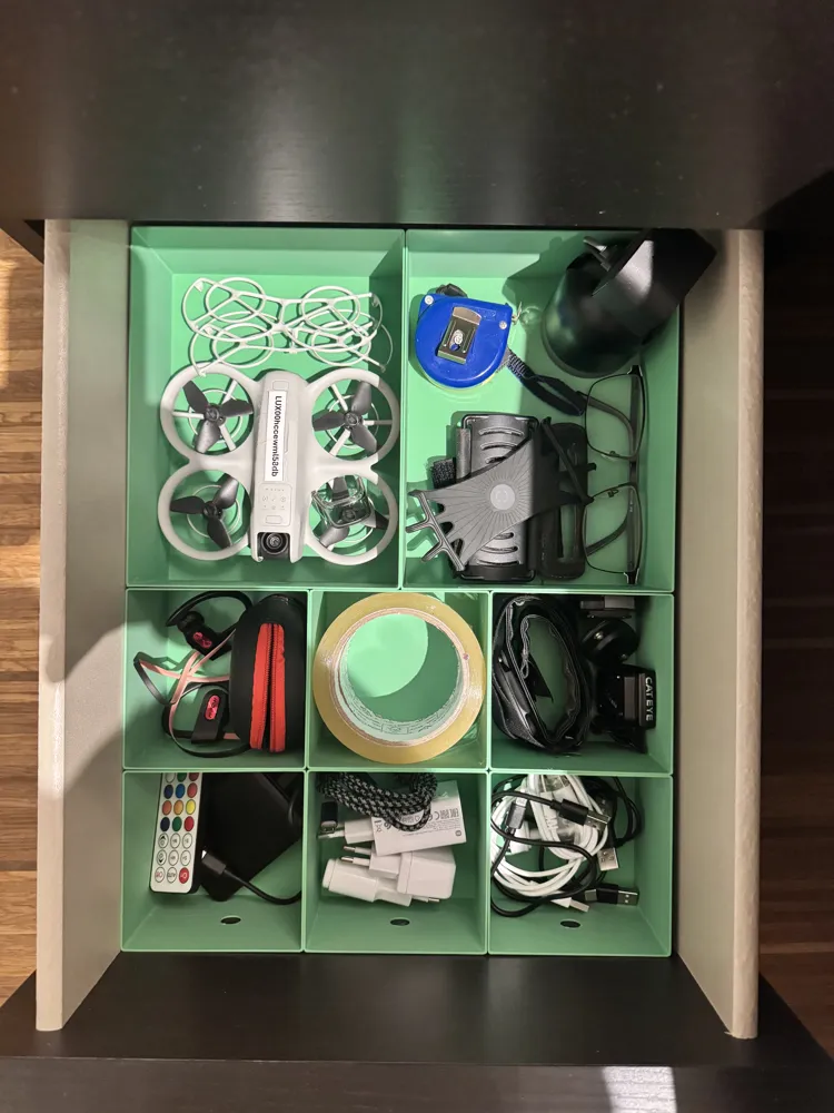 Drawer Organizer – Customizable Boxes - Free 3D Print Model - MakerWorld