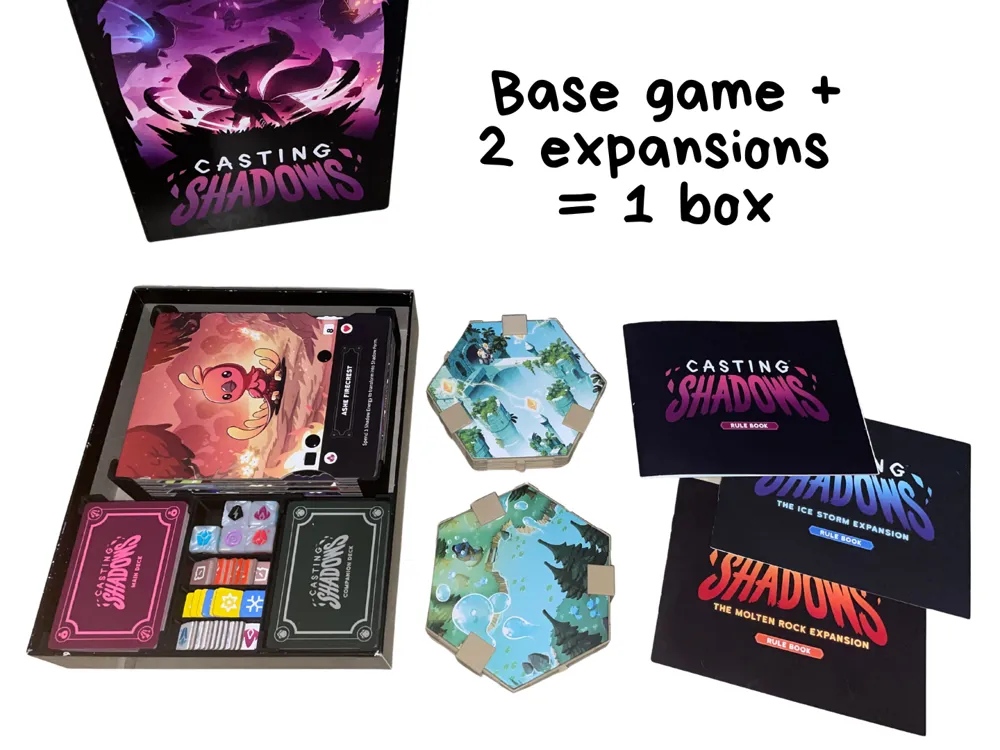 Casting Shadows: Base Game + 2 Expansions in 1 Box - Free 3D Print ...