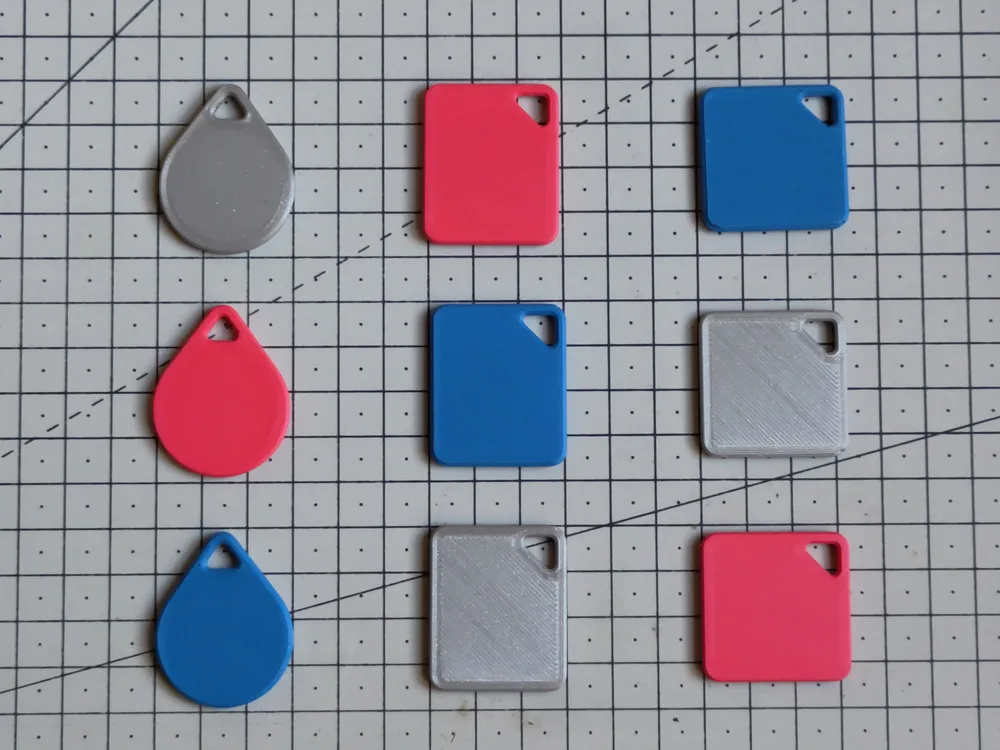 NFC Tag Keychains - Free 3D Print Model - MakerWorld