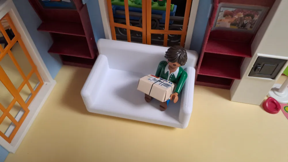 Sofa for Playmobil House by Filamentar3d - MakerWorld