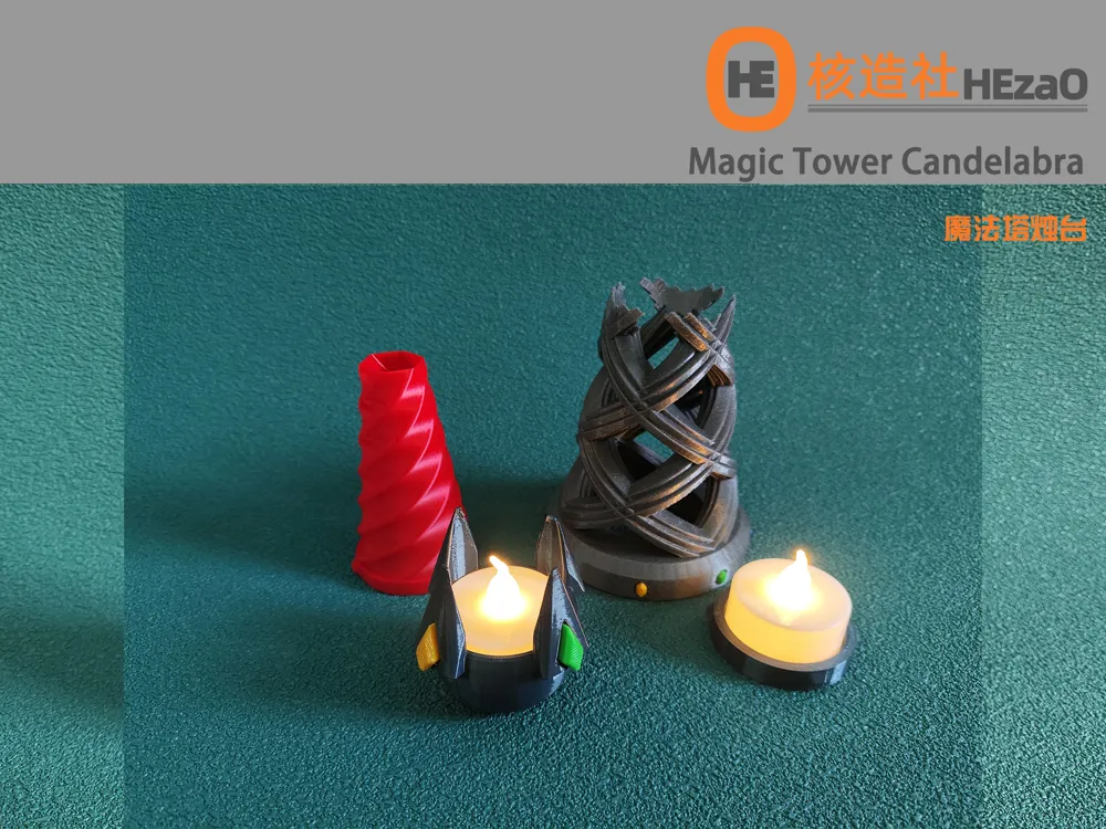 Magic Tower Candelabra - Free 3D Print Model - MakerWorld