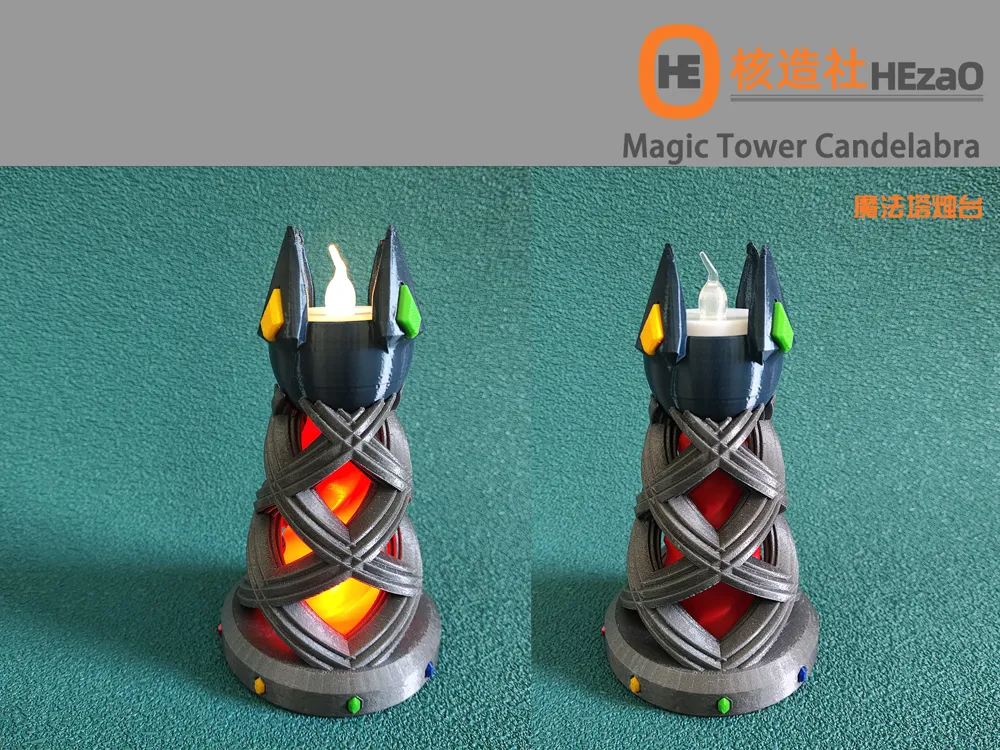 Magic Tower Candelabra - Free 3D Print Model - MakerWorld