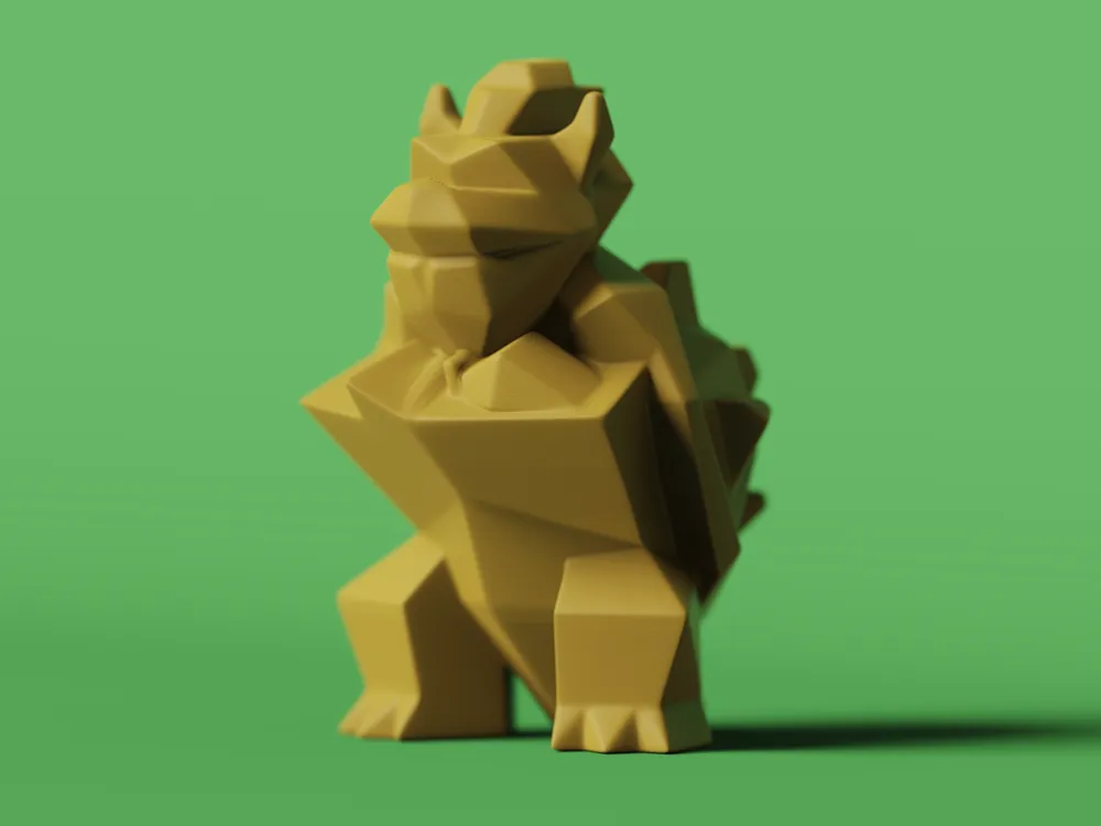 Low-poly Bowser by flowalistik MakerWorld: Download Free 3D Models