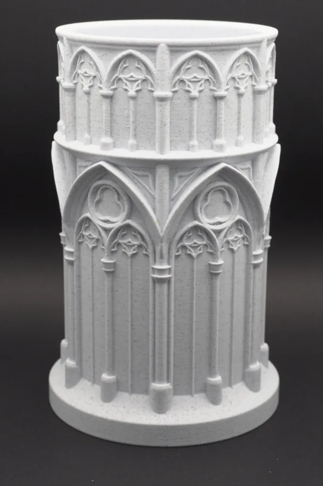Gothic bucket Vase - Free 3D Print Model - MakerWorld