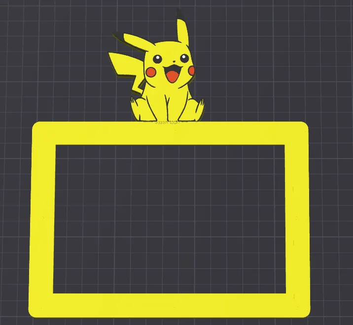 Pokemon photo frame Pikachu by CodeCrafter MakerWorld: Download Free 3D ...