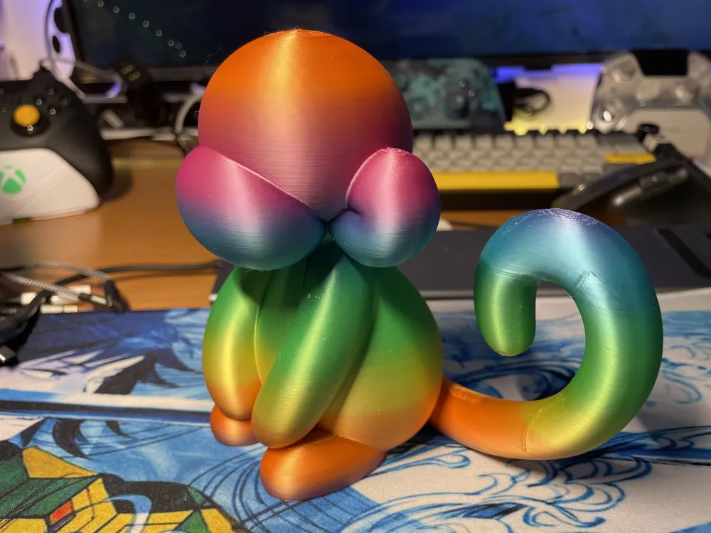 Balloon Monkey – A Touch of Joy & Style! by Losco MakerWorld: Download Free 3D Models