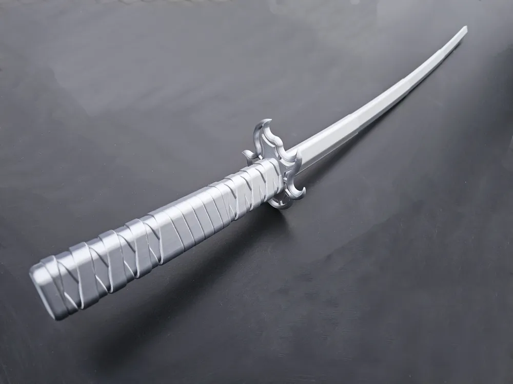 Katana Demon Slayer – Tanjiro Kamado Long - Free 3D Print Model ...