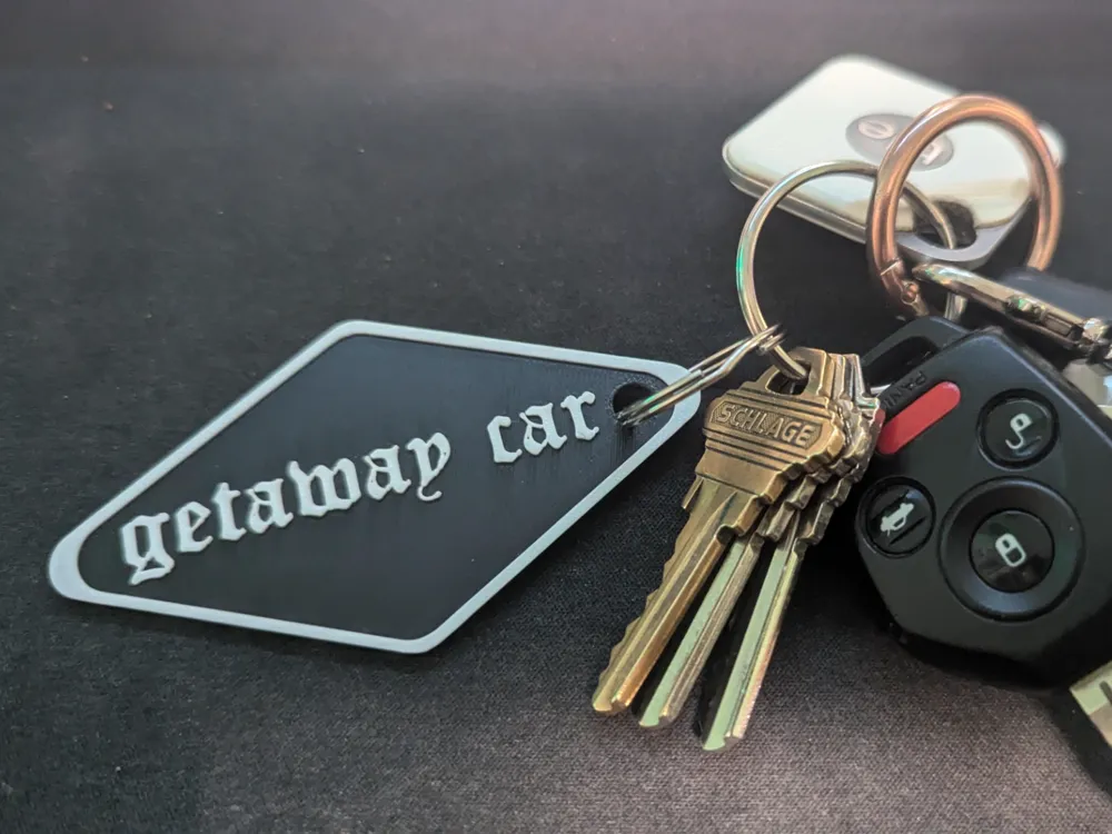 Getaway Car Keychain (Taylor Swift) - Free 3D Print Model - MakerWorld