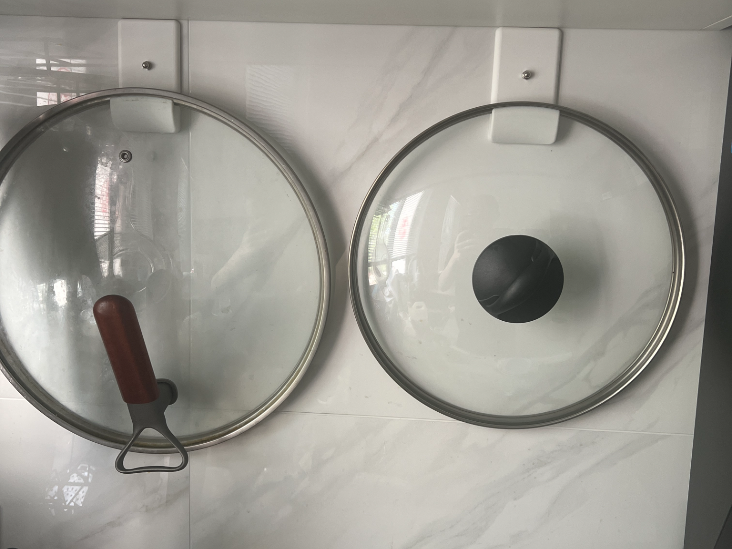 Wall-mounted pot lid rack, wall-mounted pot lid storage rack, pot lid ...