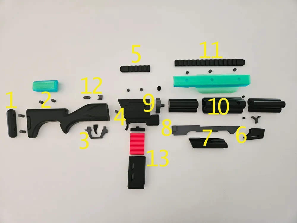 Fortnite Gatekeeper Shotgun Model Glue Assembly by PerfectPrince ...