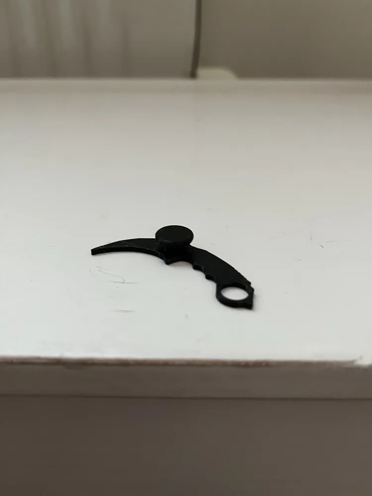Crocs karambit knife charm! by Ahak MakerWorld: Download Free 3D Models
