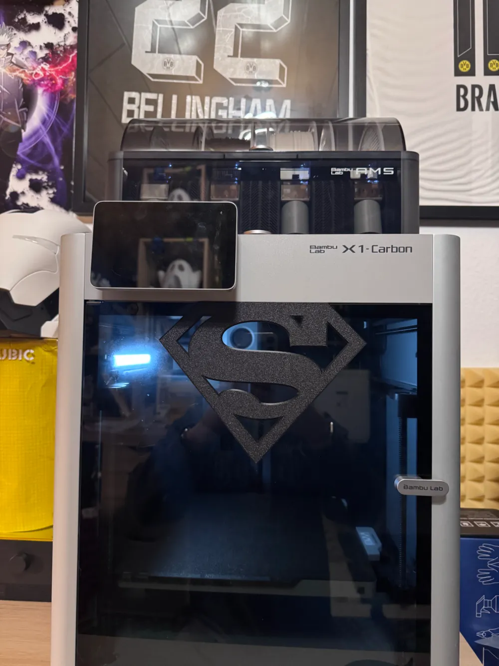Superman Logo - Door decor series by Ossibotreal - MakerWorld