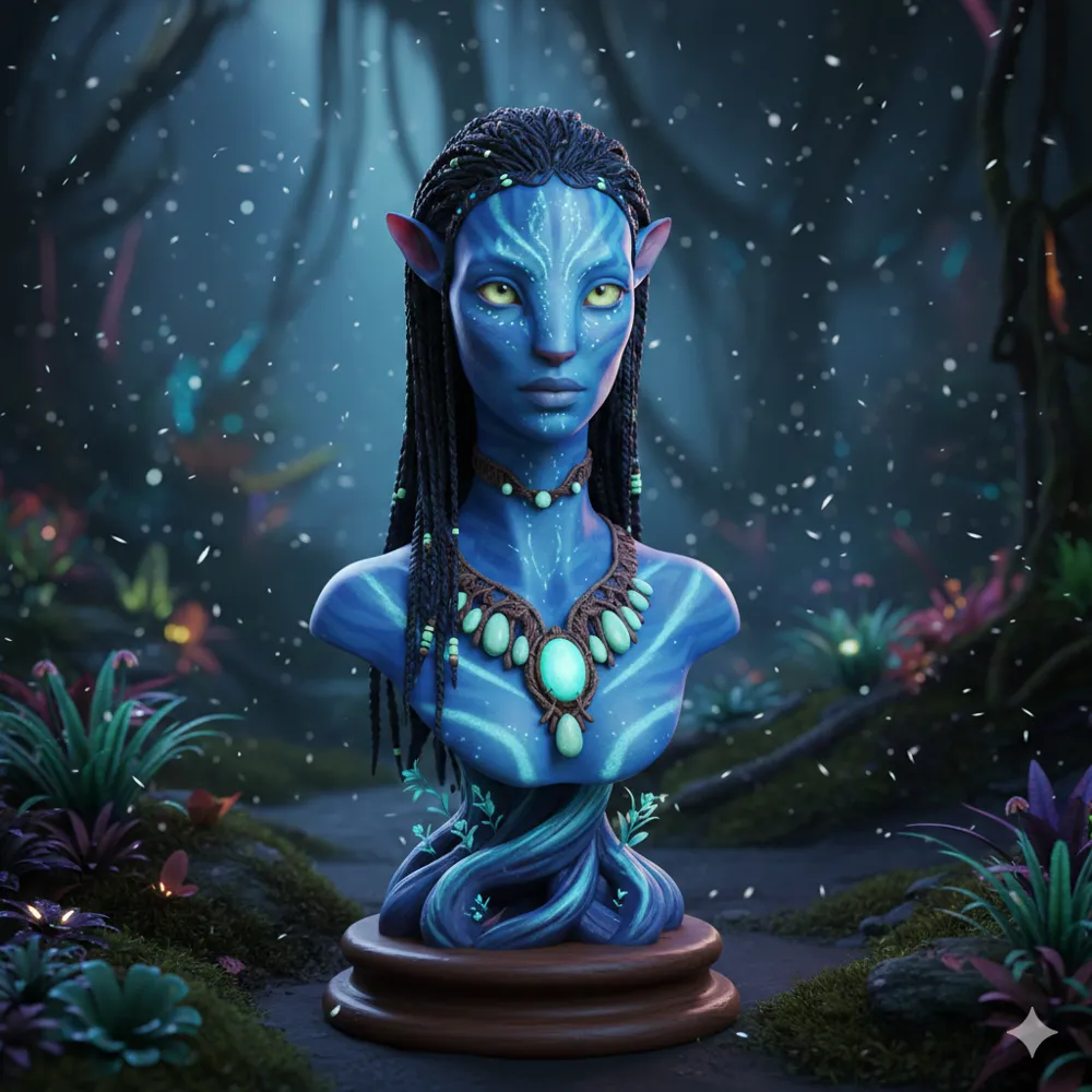 Buste de Neytiri – Fan Art Avatar - Modèle d'Impression 3D Gratuit ...