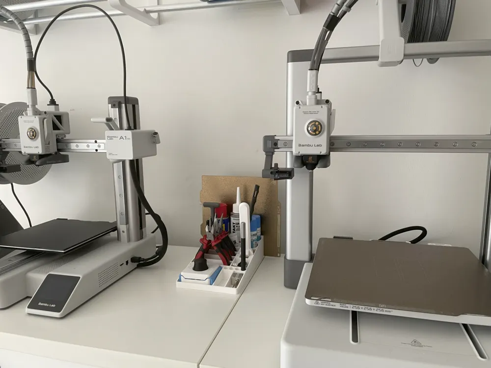 3D Printer Organizer with Build Plate Holder by X-DOM - MakerWorld