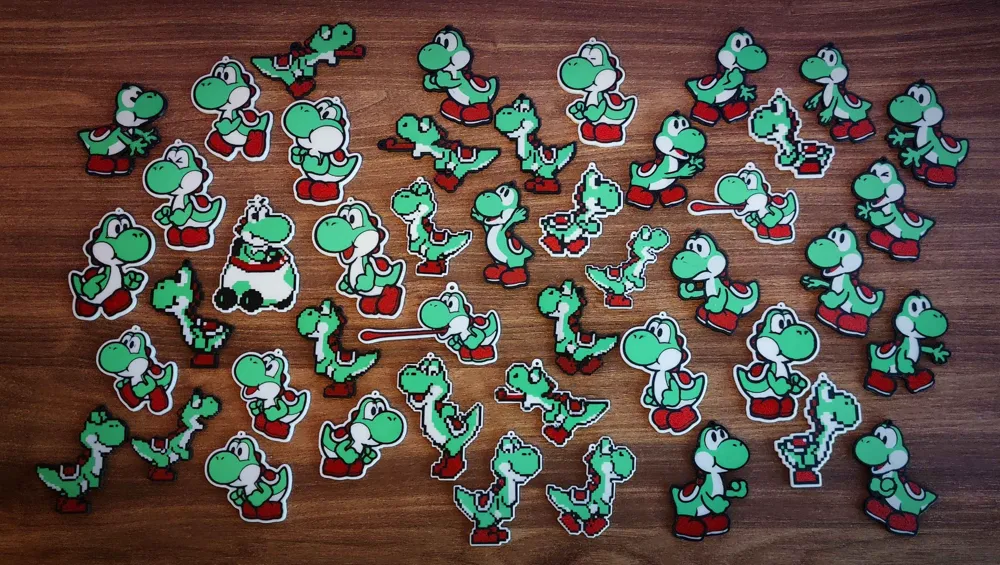 Ultimate Yoshi Keychain Pack#1 by StatusD112 MakerWorld: Download Free ...