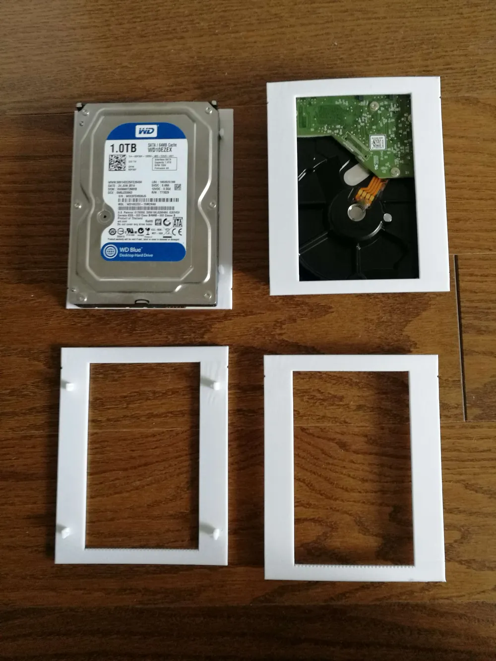 Stackable 4-Bay 3.5" HDD Storage NAS Case by Vader MakerWorld: Download ...