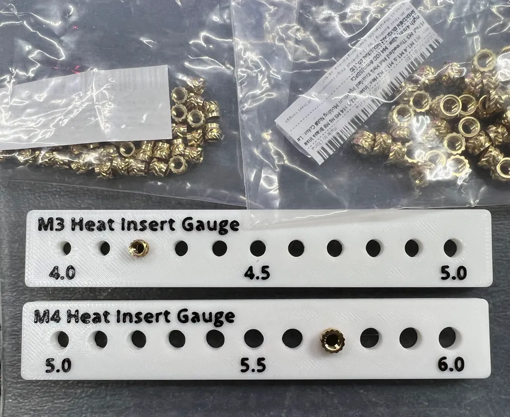 Heat Insert Gauges by Matt - MakerWorld