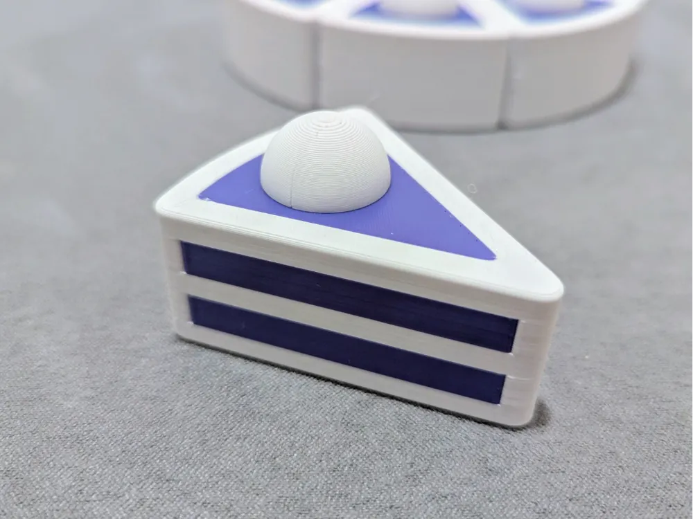 Multicolor Mini Cake Slice by CitySideGig MakerWorld: Download Free 3D ...