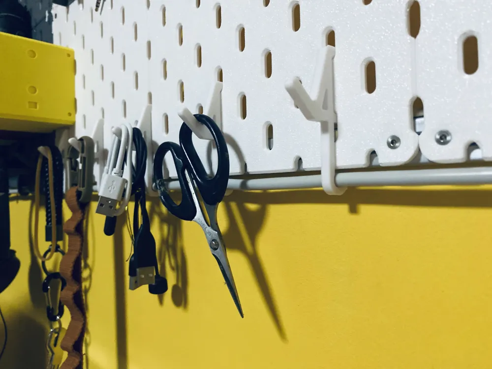 IKEA Pegboard Bottom Cable Clip + Combined Hook Offers 3 specifications ...