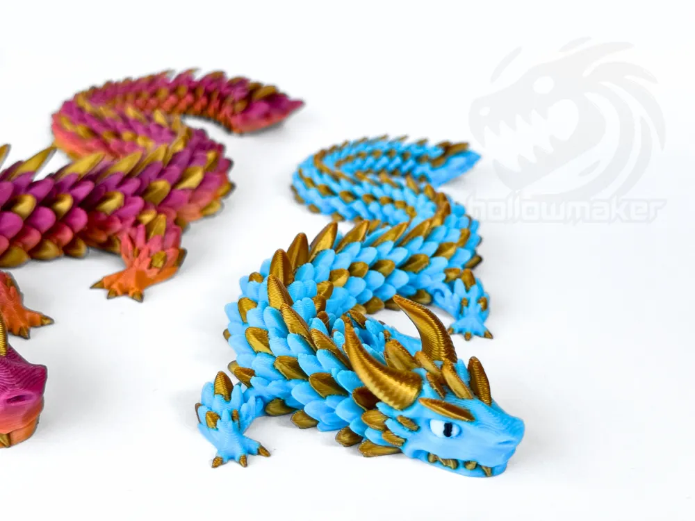 Zephyros - Articulated Dragon (Full-Size) - Free 3D Print Model ...