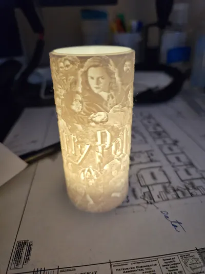 Harry Potter Lithophane Vase, Flower holder container by brookse3d ...
