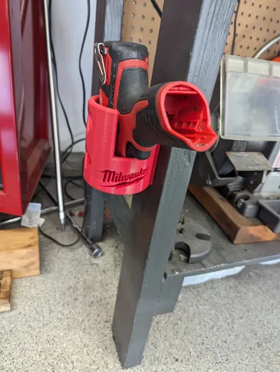 Milwaukee M12 Drill, Hex Bit Holders by twgondeck - MakerWorld