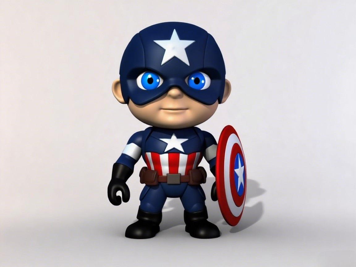 Marvel Series - Captain America by iKun MakerWorld: Download Free 3D Models