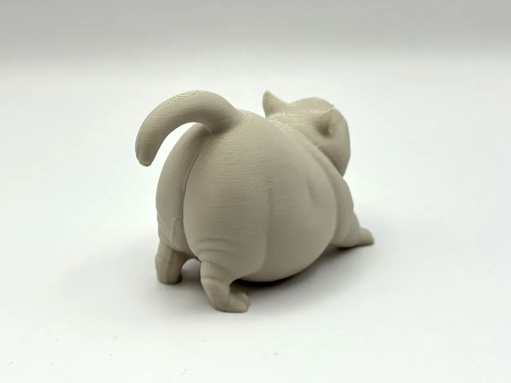 Yawning Chonk Cat by Stigern MakerWorld: Download Free 3D Models