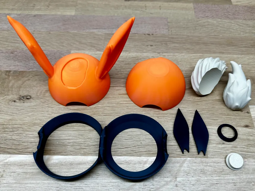 Flareon Ball - Pokemon - Pokeball Functional - Free 3D Print Model ...
