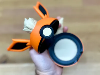 Flareon Ball - Pokemon - Pokeball Functional by Torikami MakerWorld ...