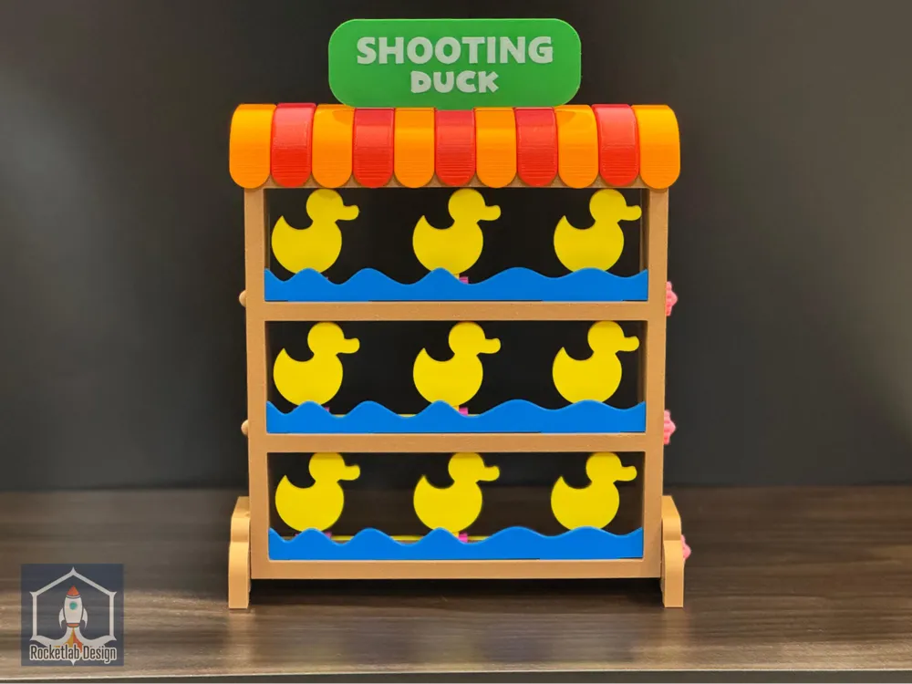 Shooting Duck Hunter Target Game – Nerf Blasters! - Free 3D Print Model ...