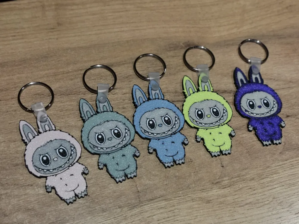 Labu bu keychain by LuckyBoy MakerWorld: Download Free 3D Models
