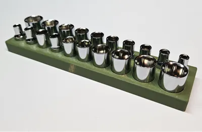 Quarter Inch Socket Organizer by PapaZuluMakerWorld: Download Free 3D ...