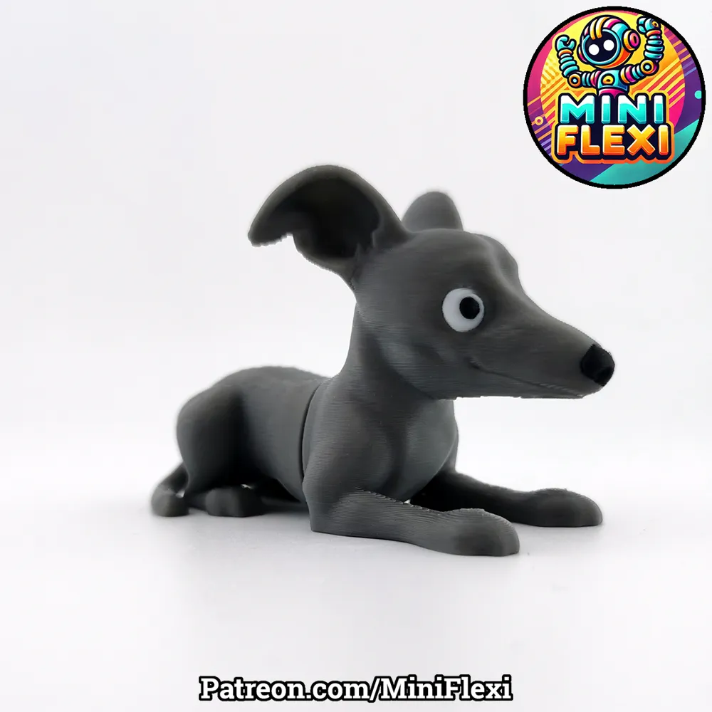 Mini Flexi Greyhound - No Support Articulated by Mini Flexi MakerWorld ...