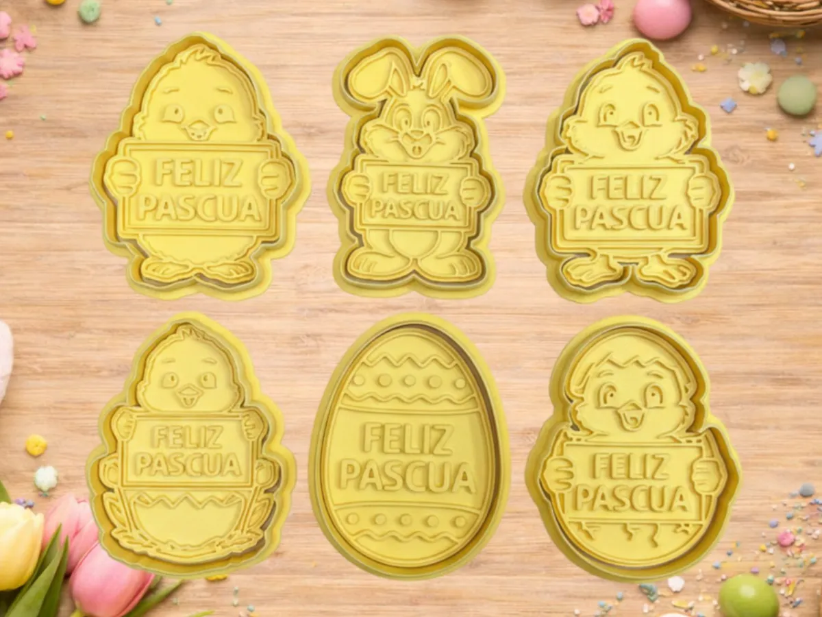 Cookie Cutter Set – Easter Theme Spanish - Free 3D Print Model - MakerWorld