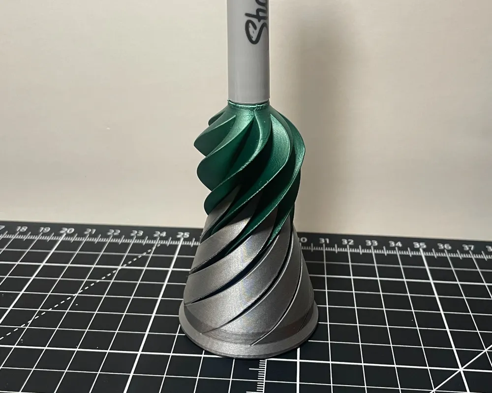 Helix Screw Sharpie Cap/Stand Remixed by cartyski - MakerWorld