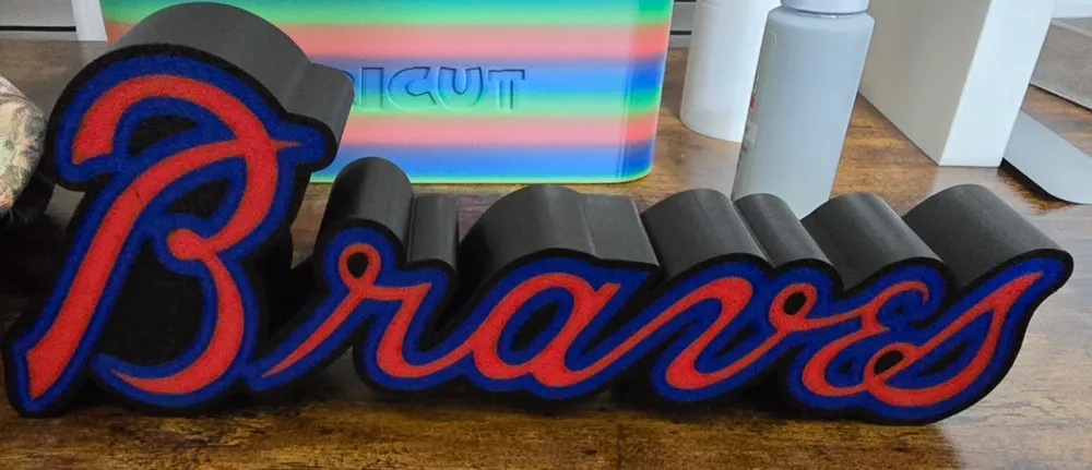 Atlanta Braves Light Box by Twisted Visions 3D MakerWorld: Download ...