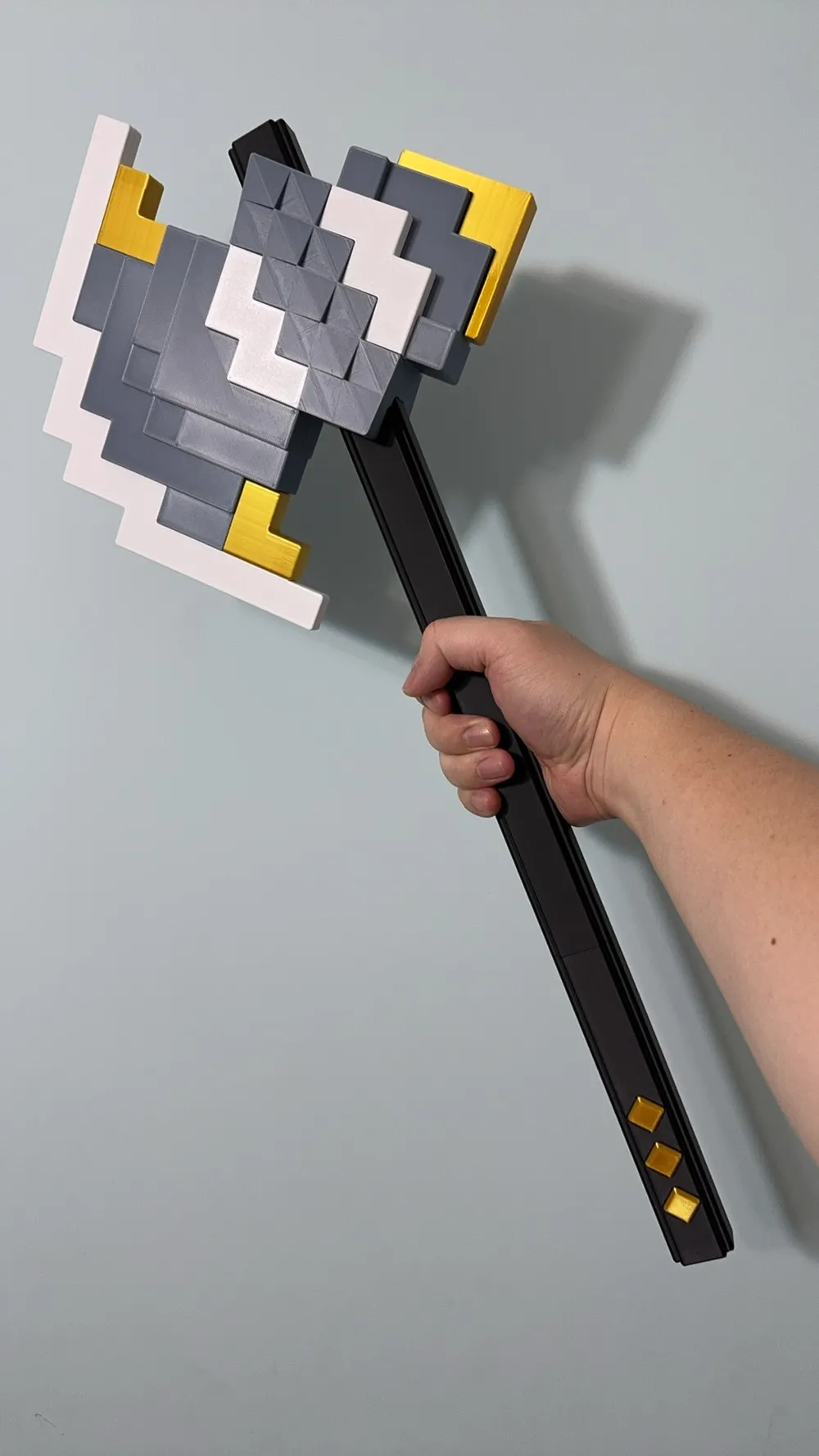 Minecraft Movie Axe - Free 3D Print Model - MakerWorld