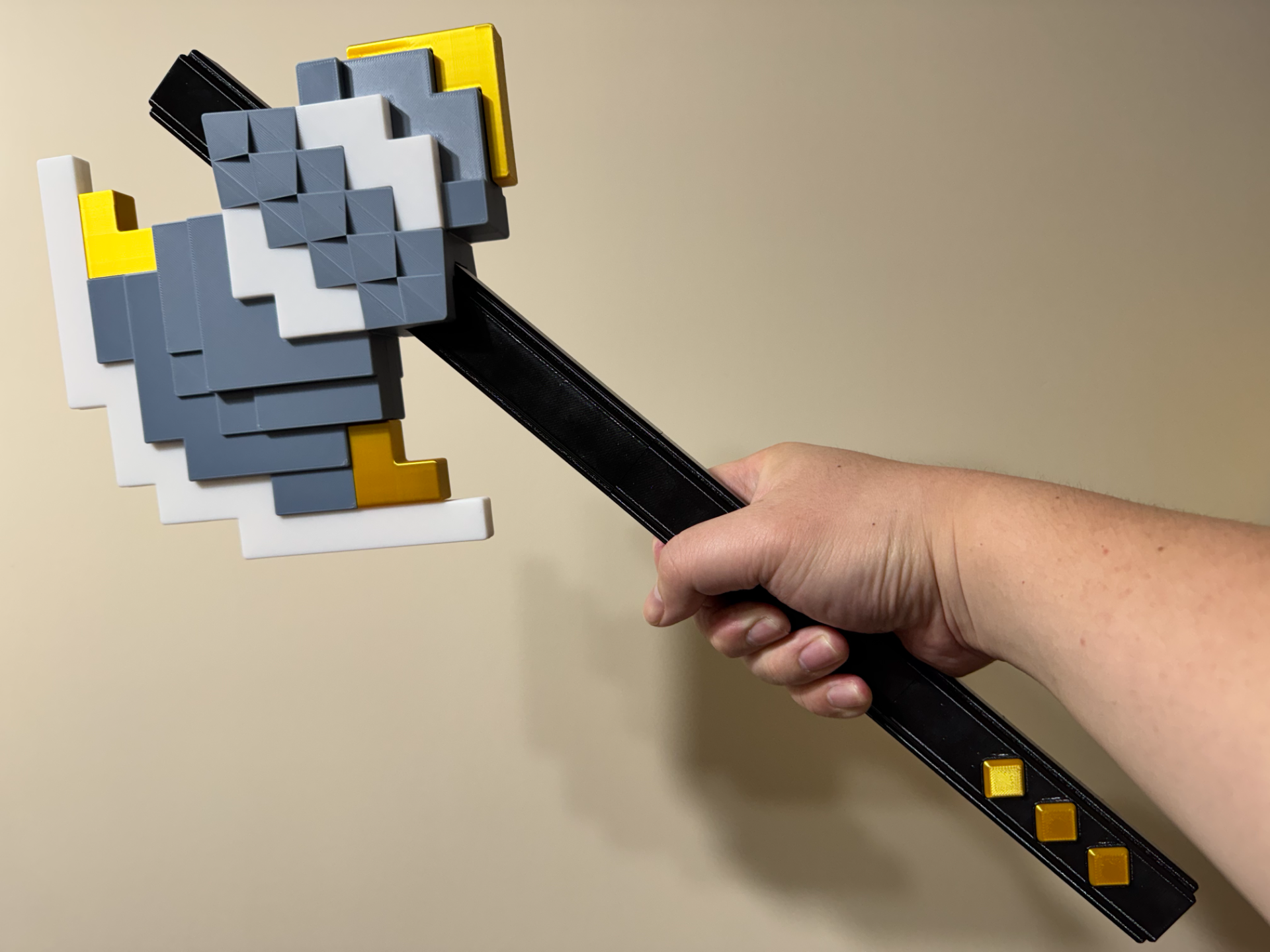 Minecraft Movie Axe by Kass 3D MakerWorld: Download Free 3D Models