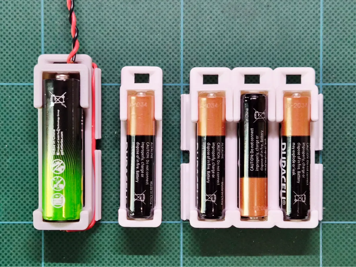 AAA Battery Holder - Free 3D Print Model - MakerWorld