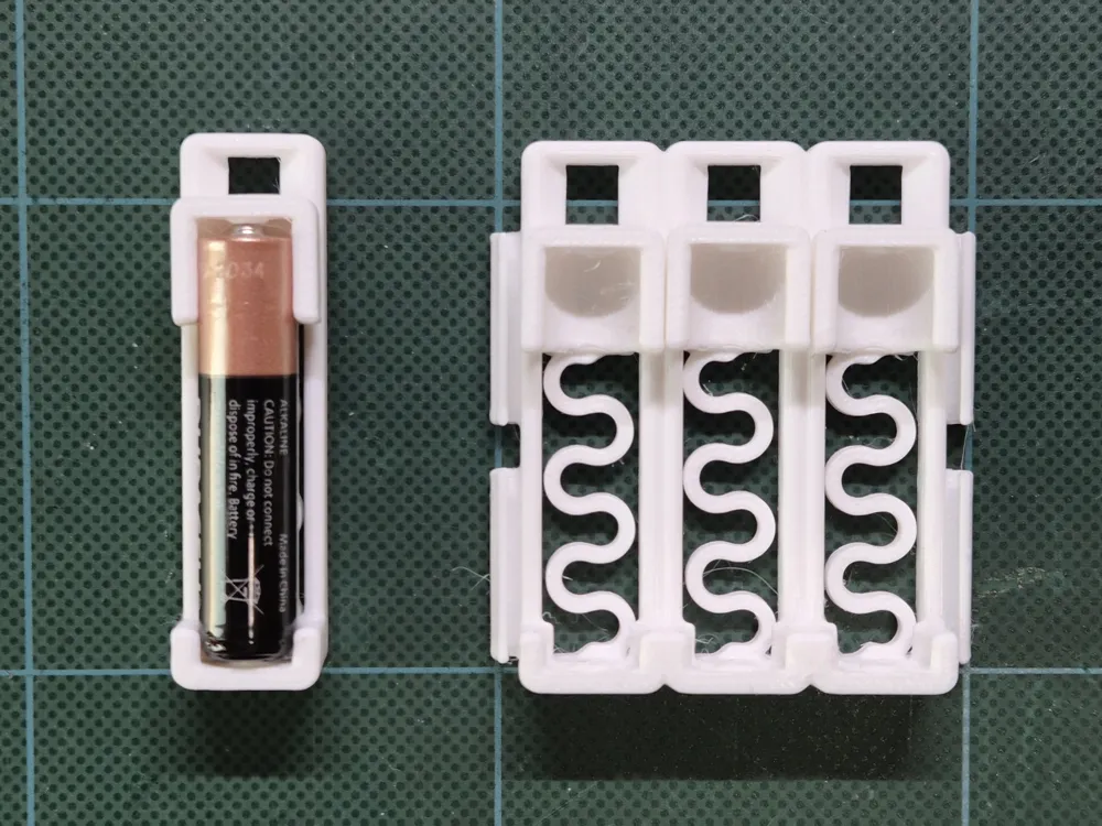 AAA Battery Holder - Free 3D Print Model - MakerWorld