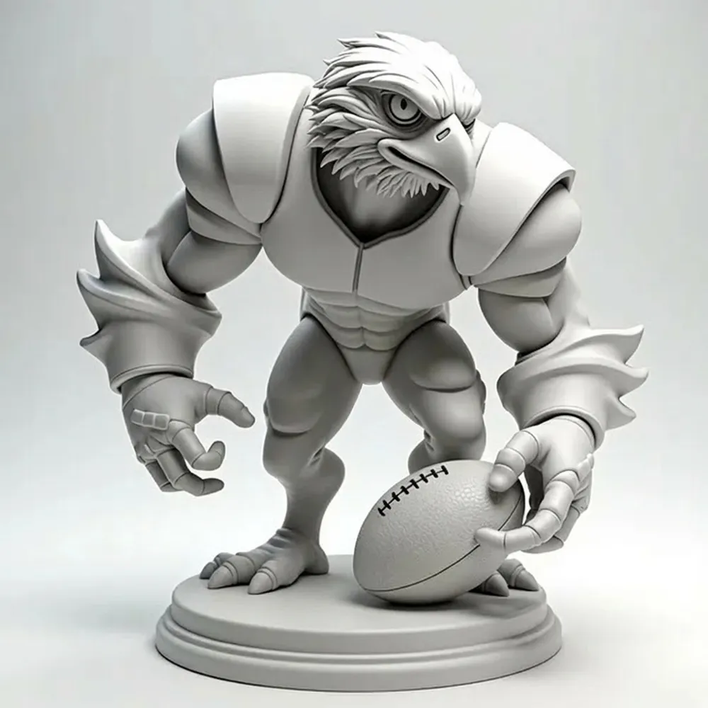 Gridiron Beast Seahawk Warrior - Free 3D Print Model - MakerWorld