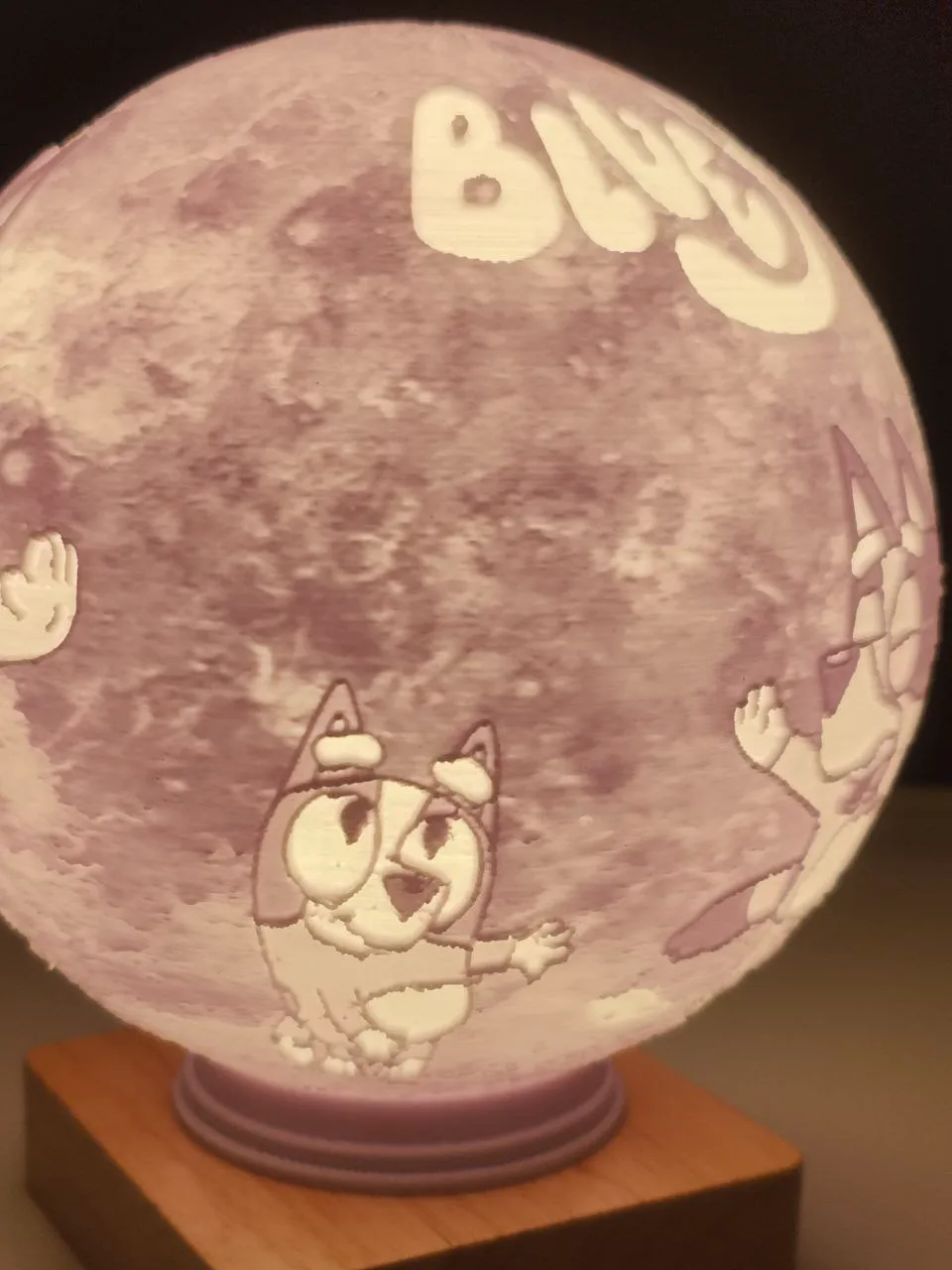 Bluey Moon Lamp by Gs3DMinifactory - MakerWorld